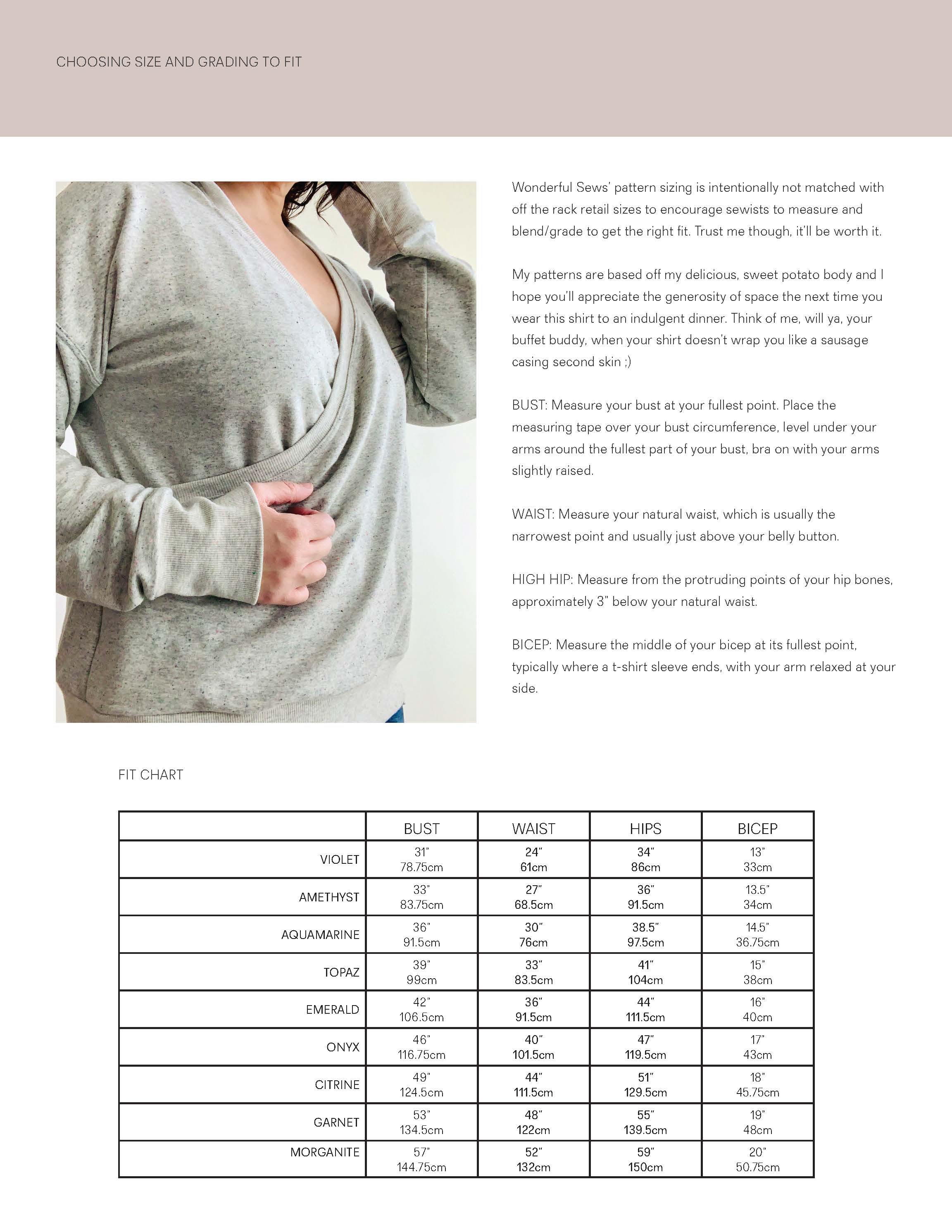 Aurore Crossover Dolman Top – Wonderful Sews